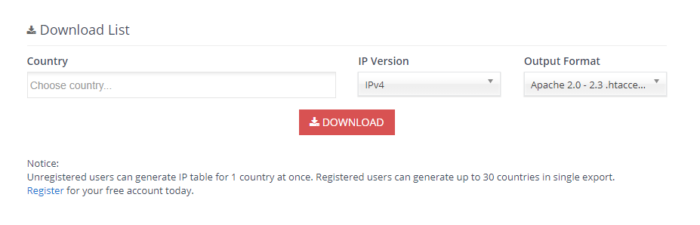 How to Allow or Block Visitors by Countries Using .htaccess