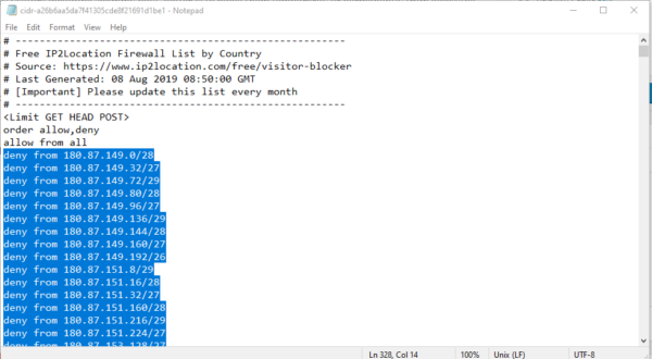 How to Allow or Block Visitors by Countries Using .htaccess