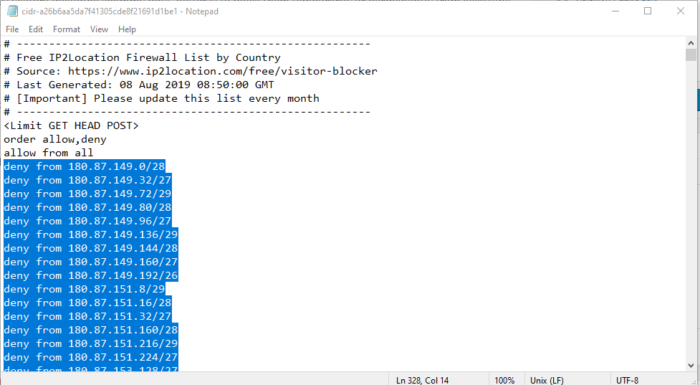 How to Allow or Block Visitors by Countries Using .htaccess